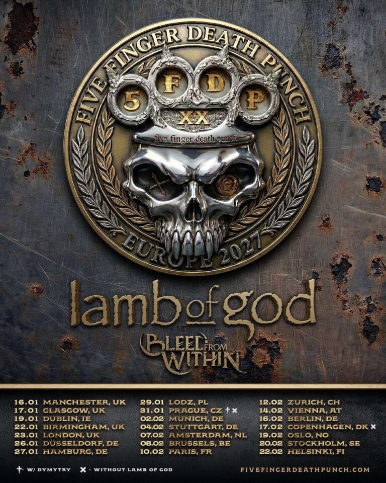 Five Finger Death Punch Announce 2027 UK and Europe Arena Tour With ...